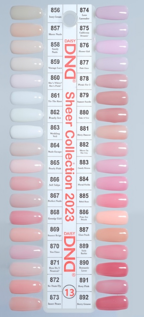883 - DND DUO GEL - SHEER COLLECTION 2023 - CANDY KISSES ...